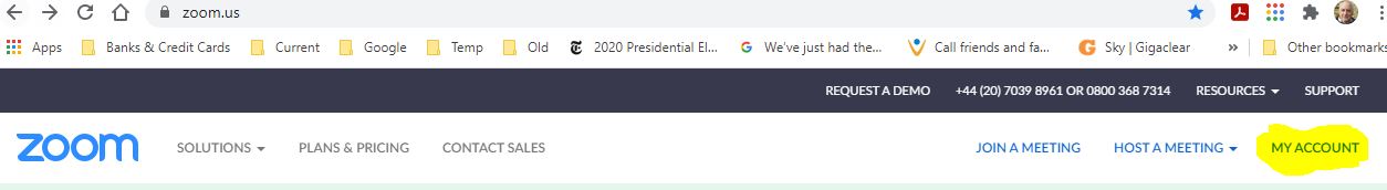 Basic Settings for Zoom - U3A in Kennet